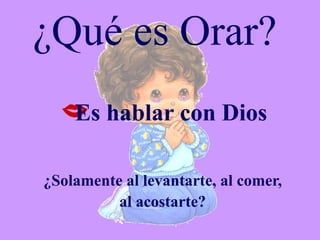 Enseñandoles a orar | PDF