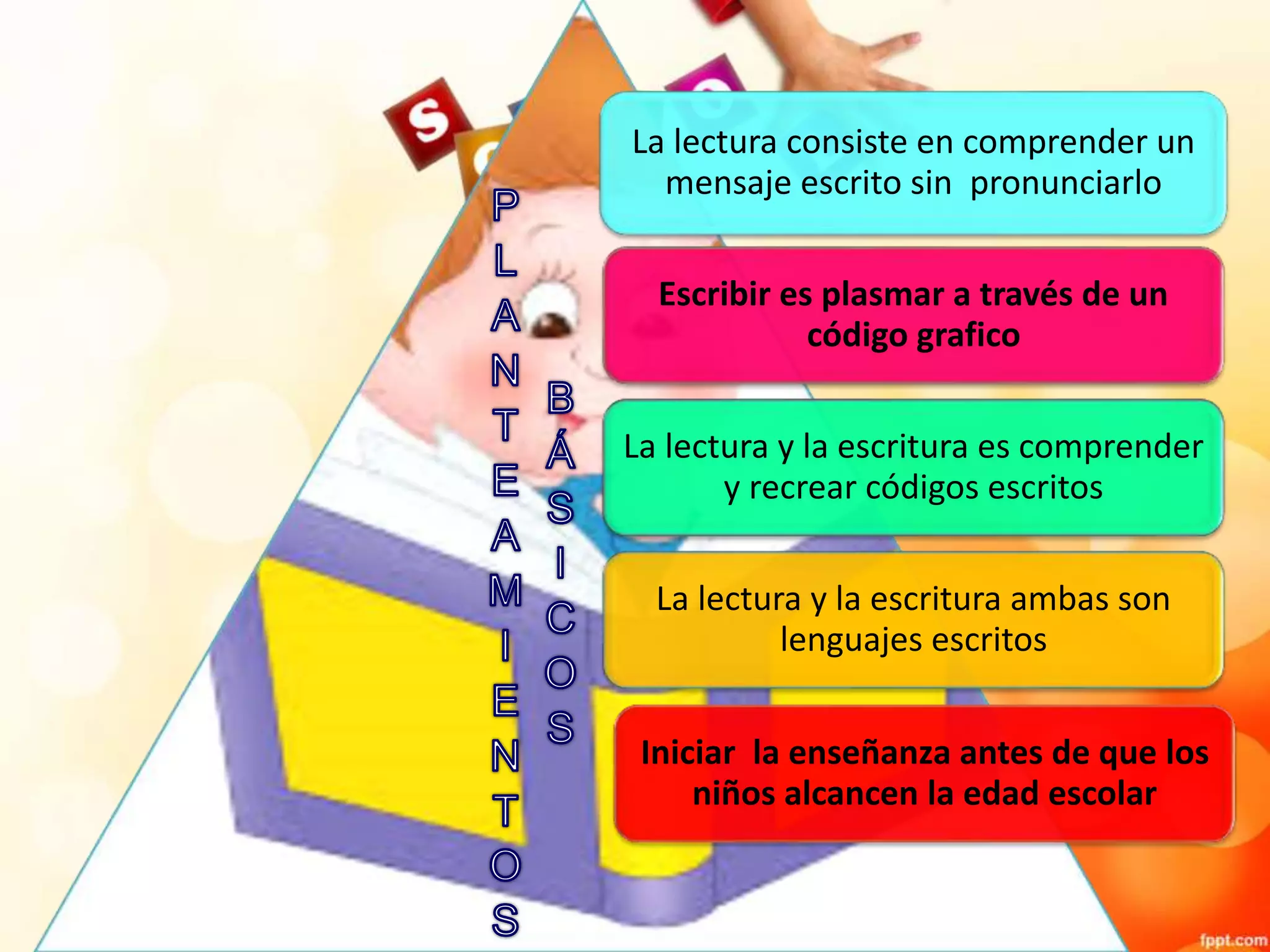 Enseñanza de la lectura y escritura | PPT