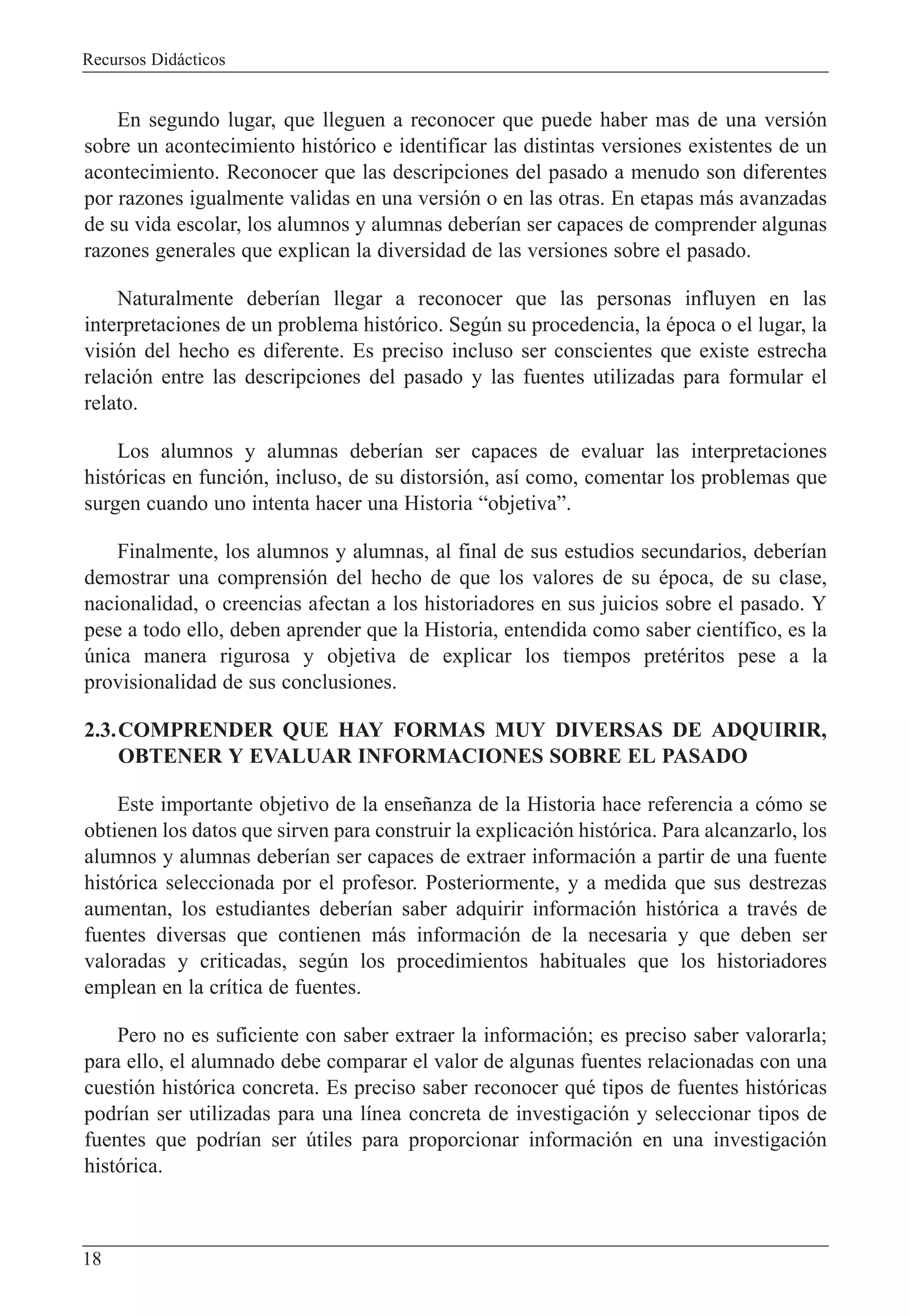 Enseñar historia notas para una didactica renovadora | PDF