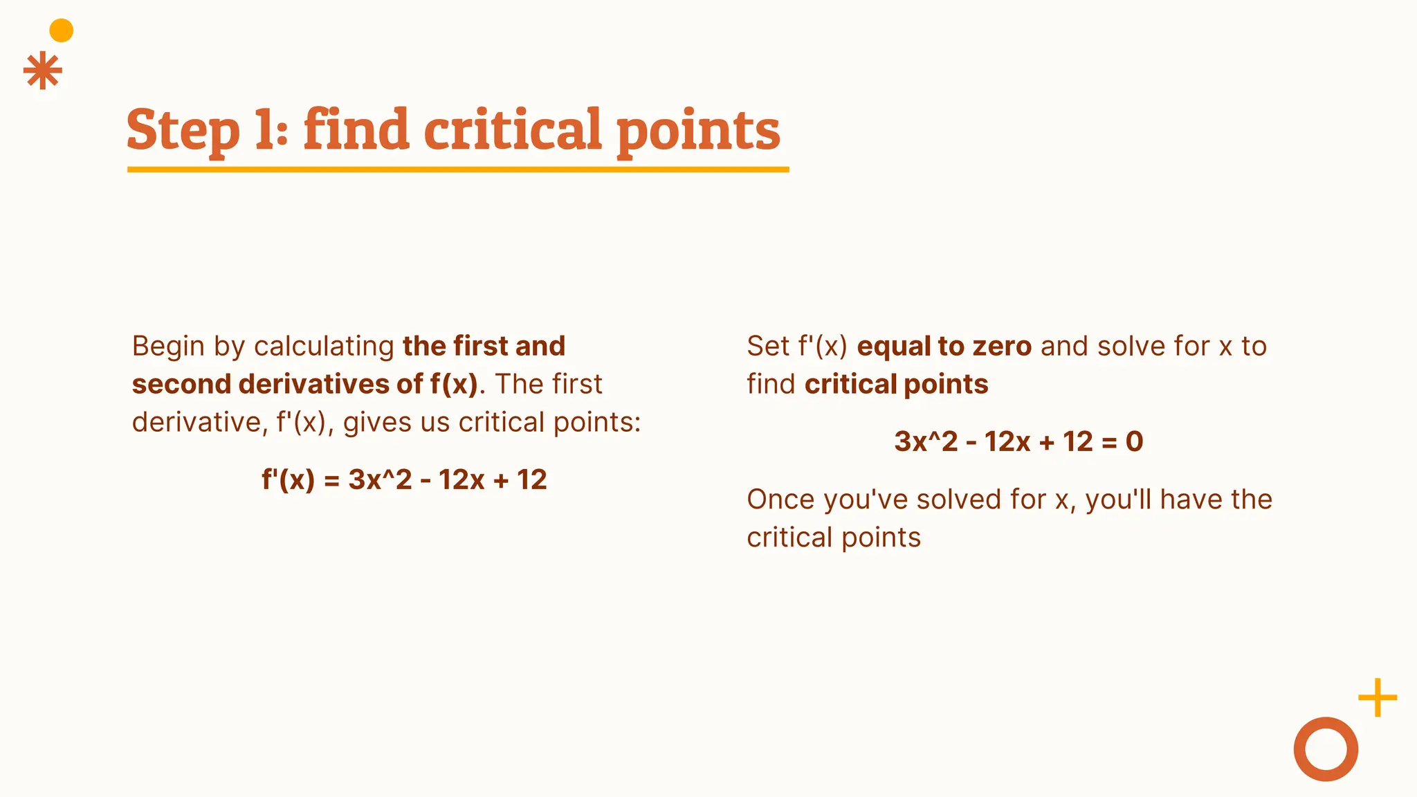 En Second Derivative Test By Slidesgo Pptx
