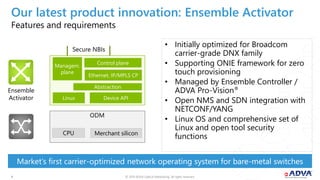 Ensemble Activator makes disaggregation truly carrier-grade | PPT