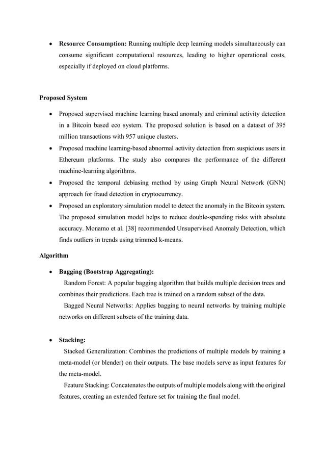 Ensemble Deep Learning Based Prediction Of Fraudulent Cryptocurrency