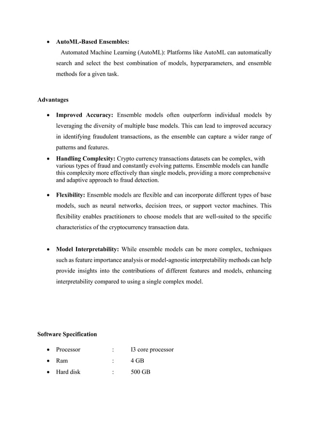Ensemble Deep Learning Based Prediction Of Fraudulent Cryptocurrency Transactions Docx