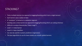 Ensemble learning Techniques | PPTX