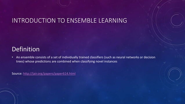 Ensemble learning Techniques | PPTX | Artificial Intelligence ...