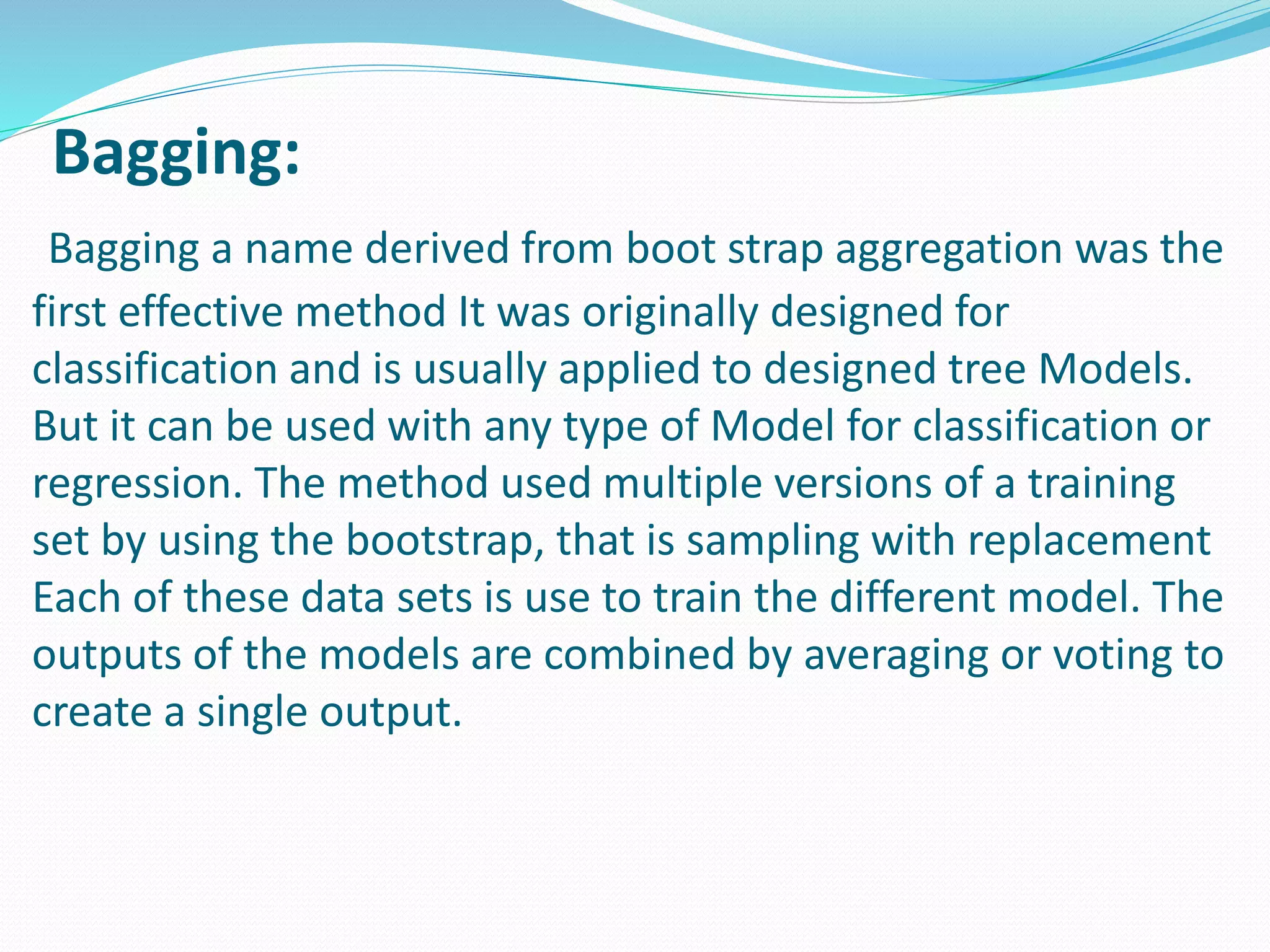 Ensemble learning | PPTX