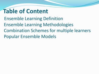 Ensemble learning | PPT