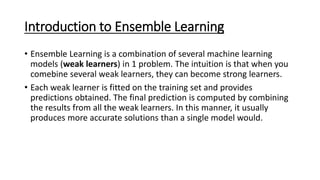 Ensemble Learning.pptx | Artificial Intelligence | Technology & Computing