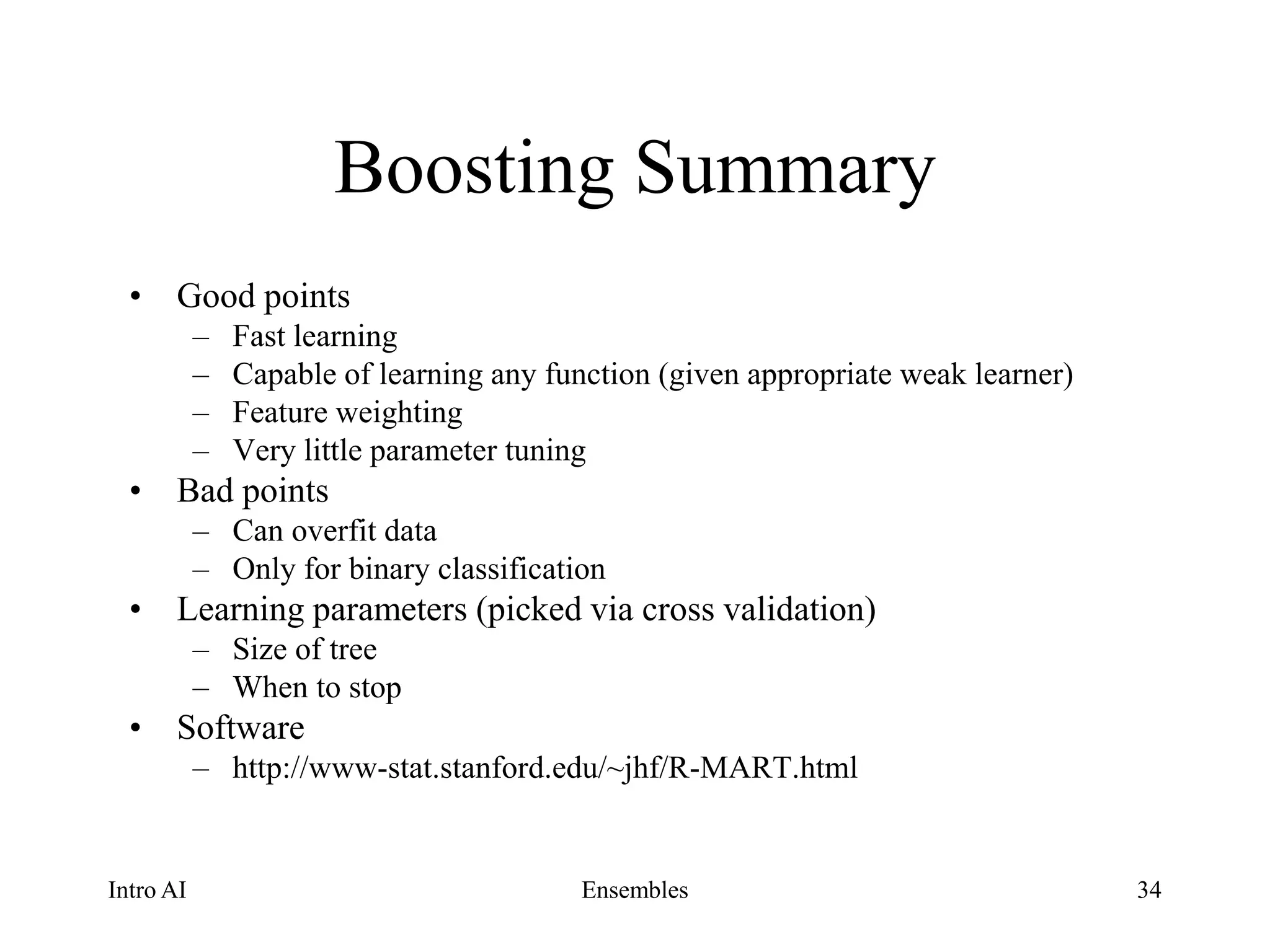 Ensemble Learning bagging, boosting and stacking | PPT