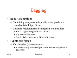 Ensemble Learning bagging, boosting and stacking | PPT