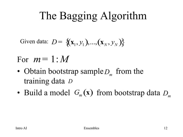 Ensemble Learning bagging, boosting and stacking | PPT | Artificial ...