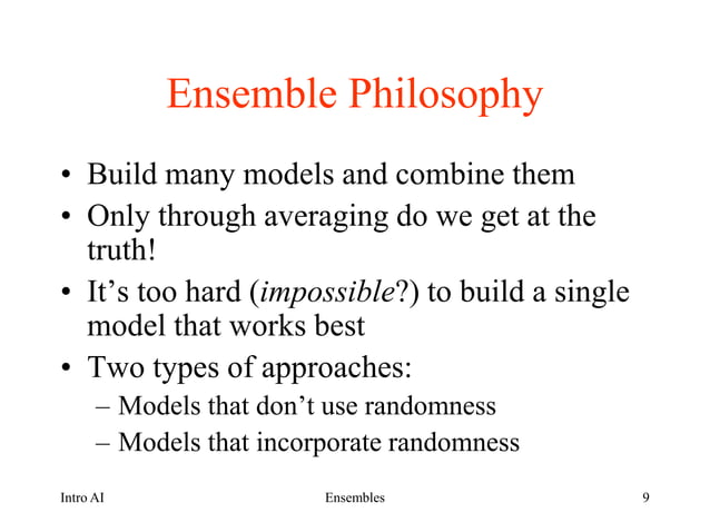 Ensemble Learning bagging, boosting and stacking | PPT | Artificial ...