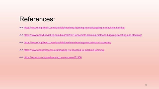 Ensemble Method (Bagging Boosting) | PPTX | Web Development | Internet