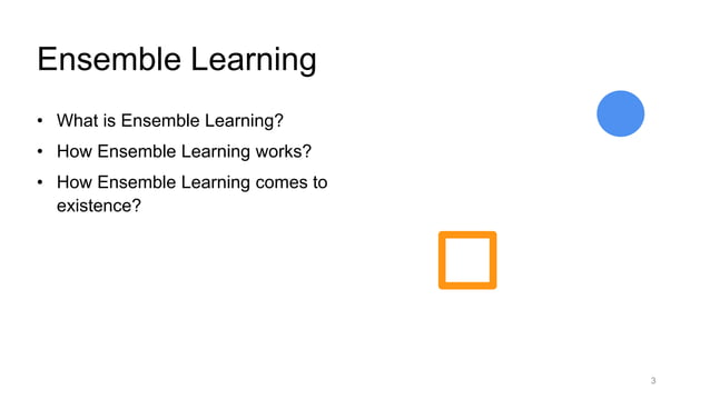 Ensemble Method (Bagging Boosting) | PPTX | Web Development | Internet
