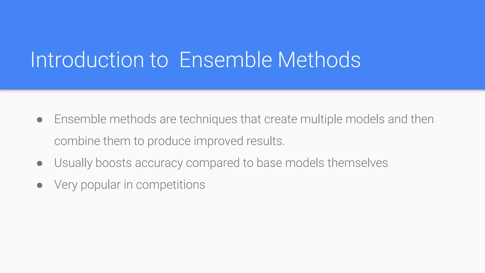 Ensemble methods | PPTX