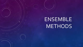 Ensemble methods in machine learning | PPTX
