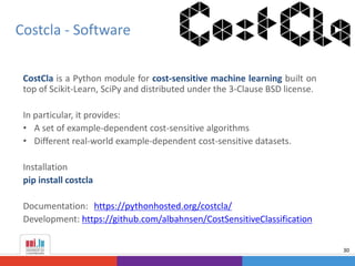 Ensembles of example dependent cost-sensitive decision trees slides | PPT