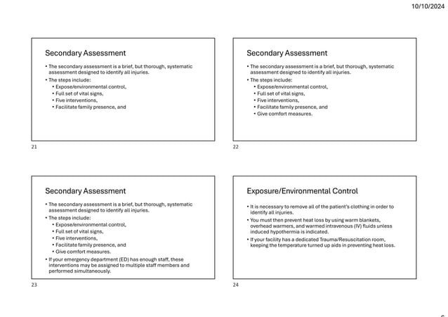 EMERGENCY NURSING - POWPERPOINT PRESENTA | PDF | First Aid | Injuries