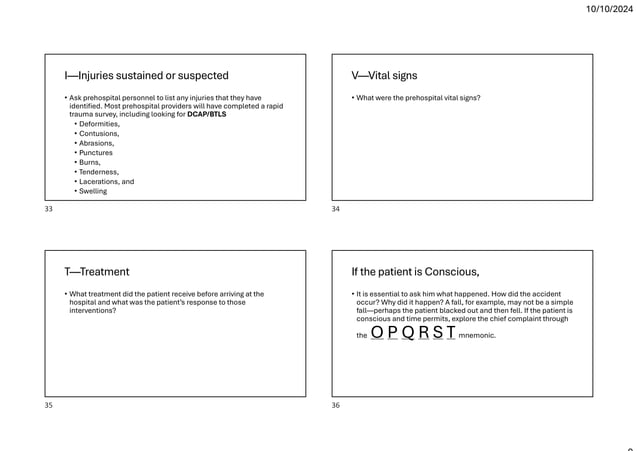 EMERGENCY NURSING - POWPERPOINT PRESENTA | PDF | First Aid | Injuries