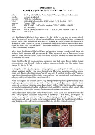 Ensiklopedia nu | PDF