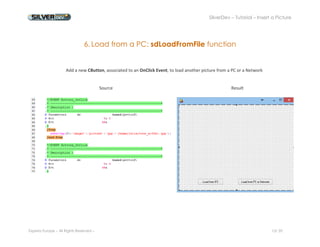 [Tutorial] Insert a Picture in IBM i Applications with SilverDev | PDF
