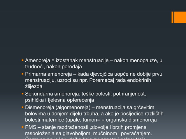 Anatomija ženskog spolnog sustava & menstruacijski ciklus | PPT