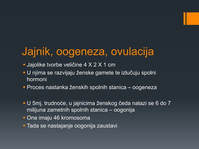 Anatomija ženskog spolnog sustava & menstruacijski ciklus | PPT