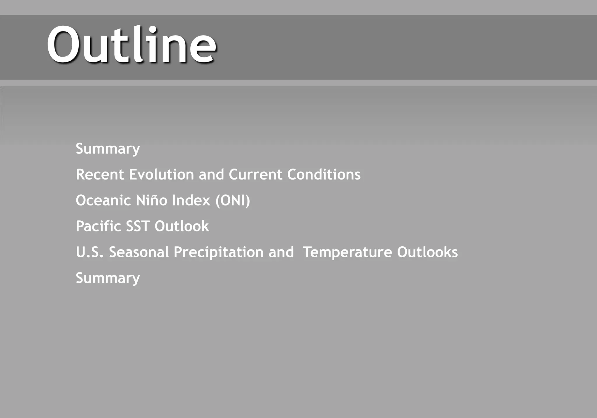 Enso Evolution Status of El niño and La niña | PPT