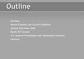 Enso Evolution Status of El niño and La niña | PPT