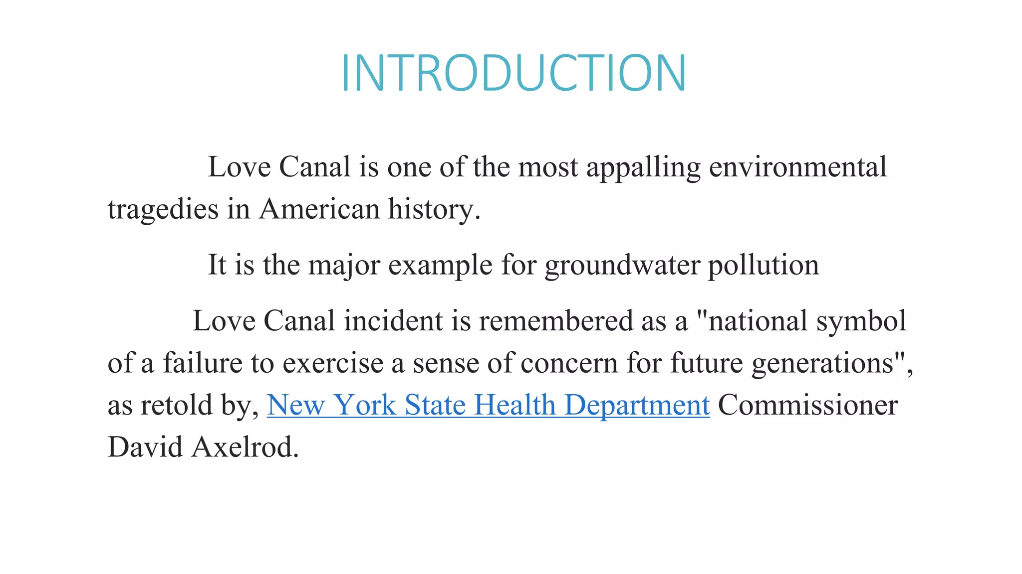 love canal tragedy | PPTX