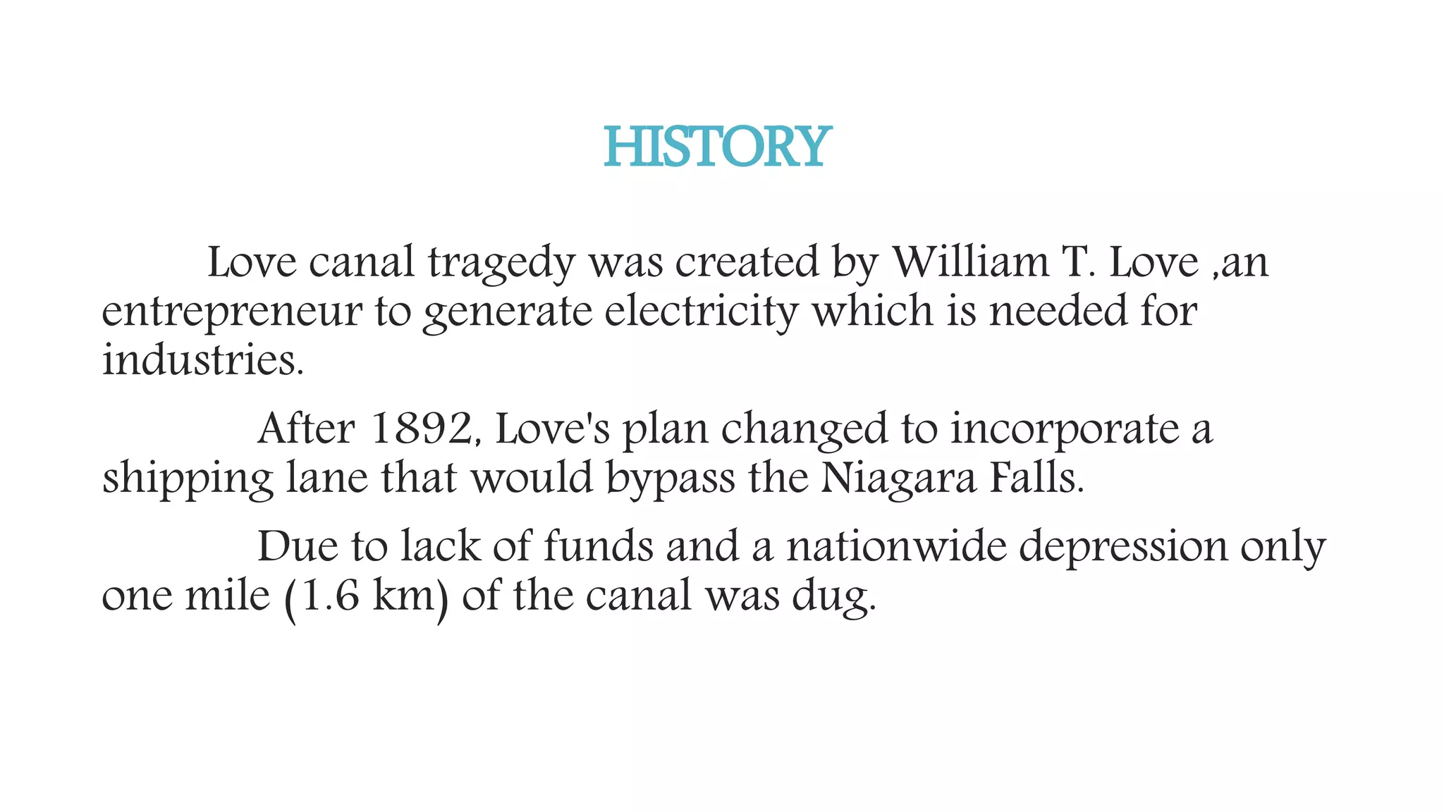 love canal tragedy | PPTX