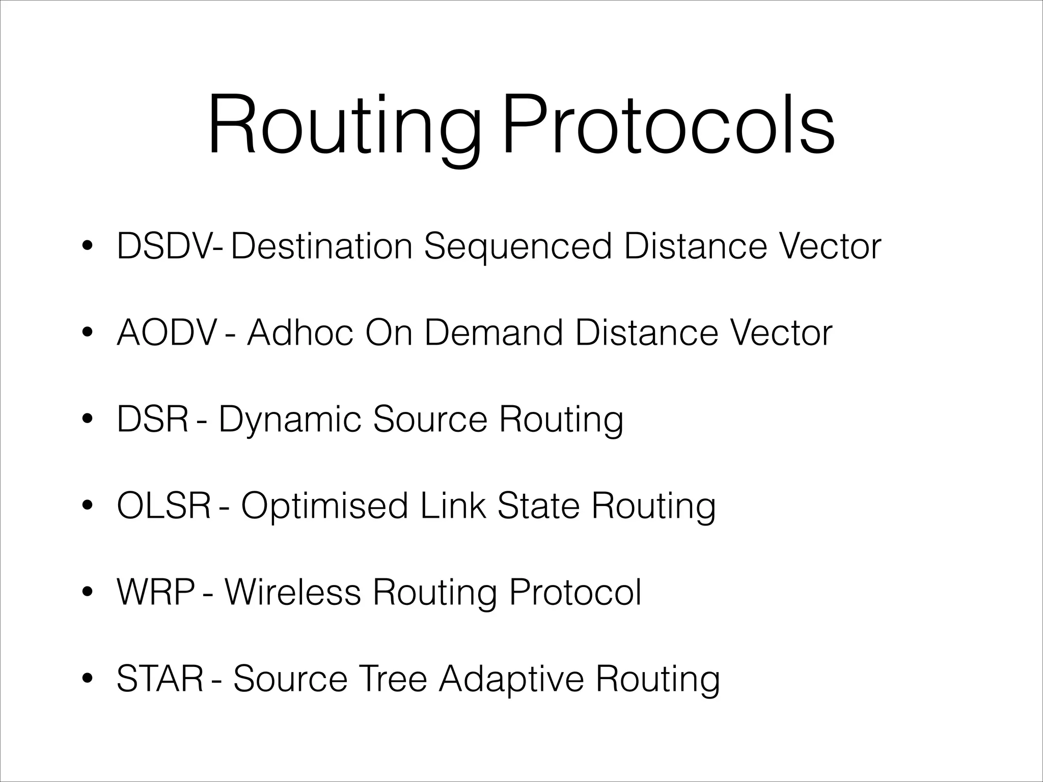 Adhoc routing protocols | PDF