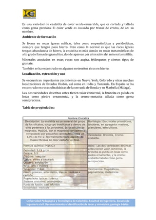 Enstatita | PDF