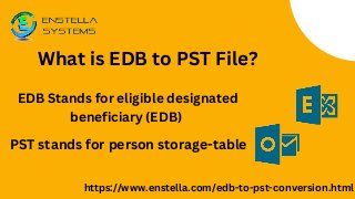 Enstella EDB to PST Converter Software | PDF