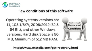 Enstella Outlook PST Recovery Software | PPT