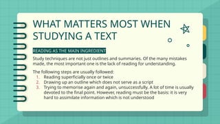 EN Steps for Studying a Text jaman now.. | PPT