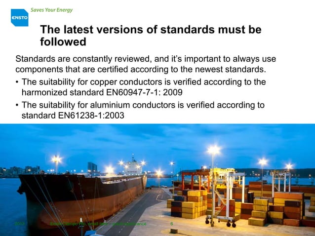 Ensto Clampo Pro terminals introduction | PPT