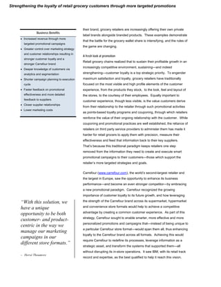 Success story carrefour | PDF