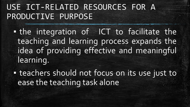ENSURE-THE-POSITIVE-USE-OF-ICT-TO-FACILITATE.pptx | Education