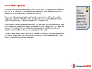 Ensure your-menus-look-great | PPT