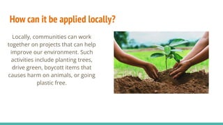 Ensure environmental sustainability | PPT