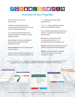 Hygiena Ensure Touch | PDF