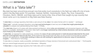 DAMA Chicago - Ensuring your data lake doesn’t become a data swamp | PPT