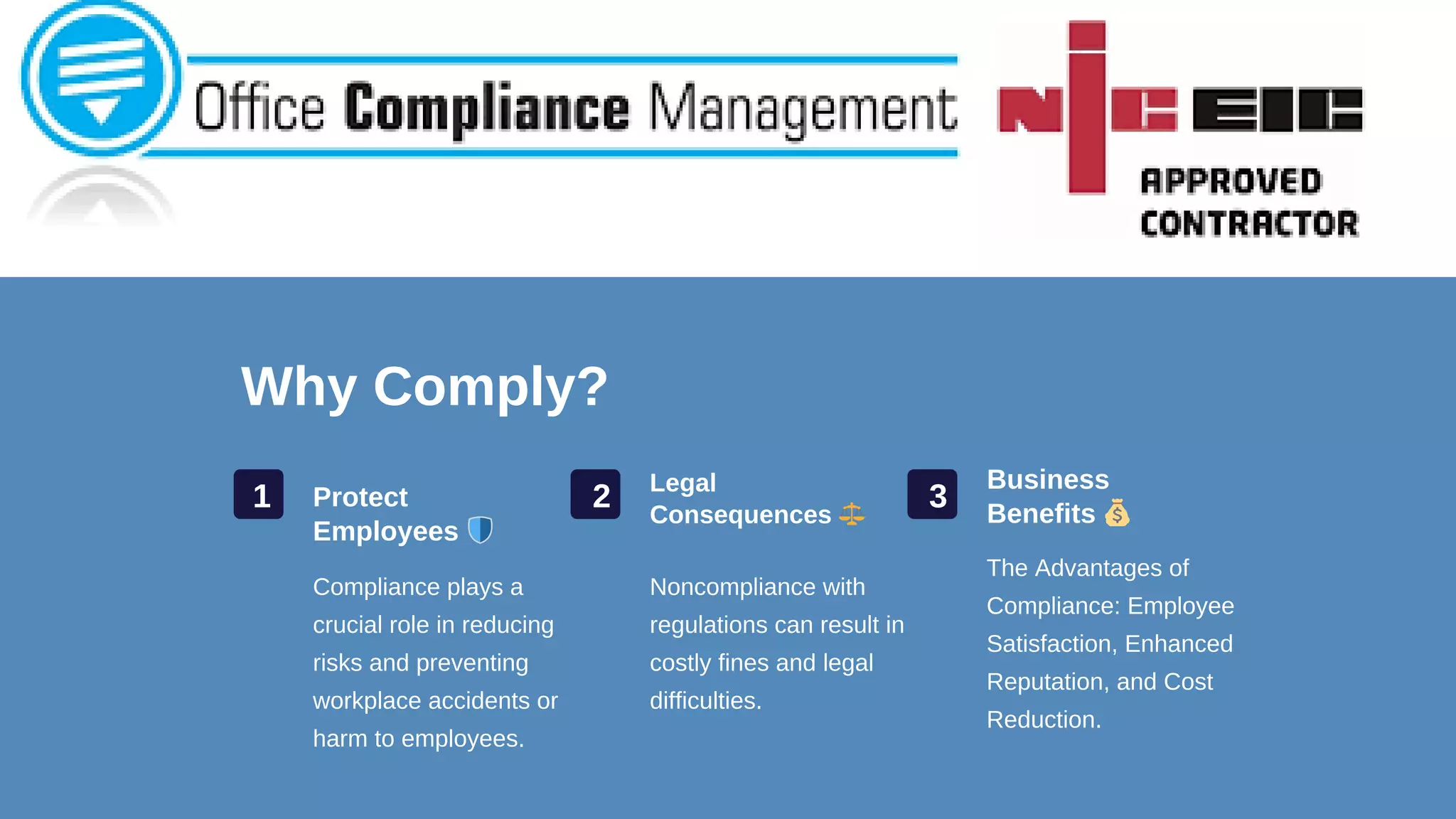 Ensuring a Safe Work Environment Health & Safety Compliance Services | PDF