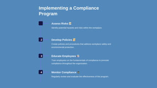 Ensuring a Safe Work Environment Health & Safety Compliance Services | PDF