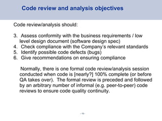 Ensuring code quality | PPT