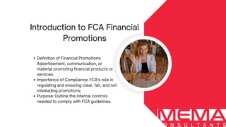 Ensuring Compliance with FCA Financial Promotion Requirements Key ...