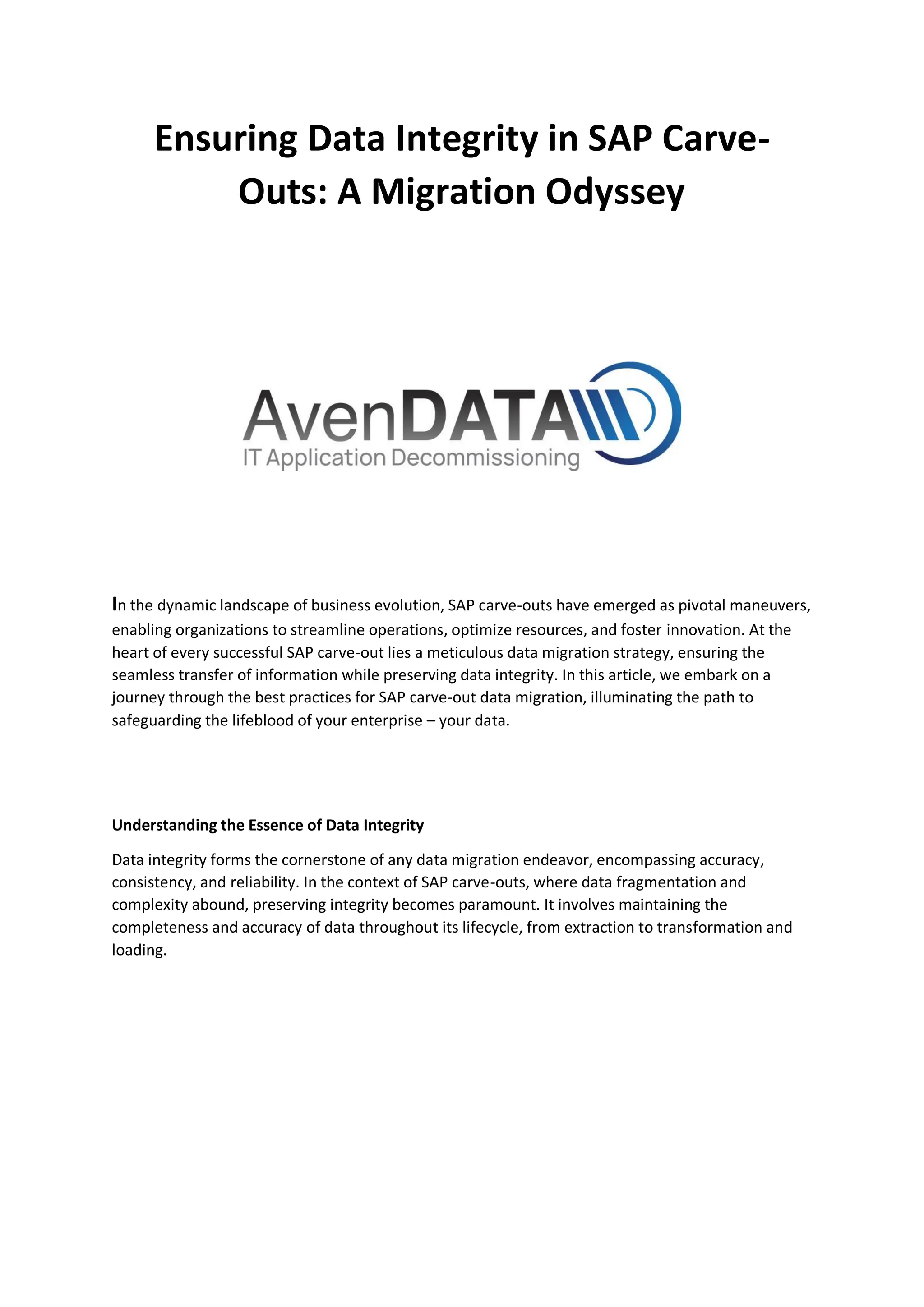 Ensuring Data Integrity in SAP Carve-Outs A Migration Odyssey.pdf