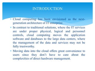 Ensuring data storage security in cloud computing | PPTX | Cloud ...