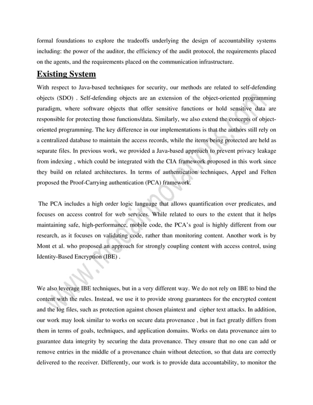 Ensuring distributed accountability | PDF